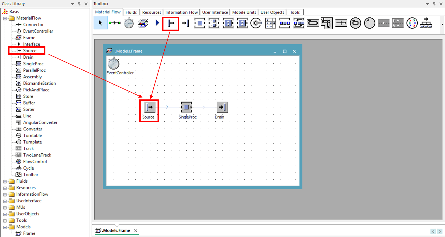 Tutorial - Chapter 2: First Steps in Plant Simulation