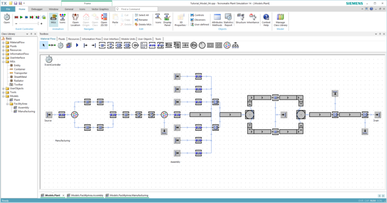 Chapter 3: Modeling in Plant Simulation - Material Flow (II)